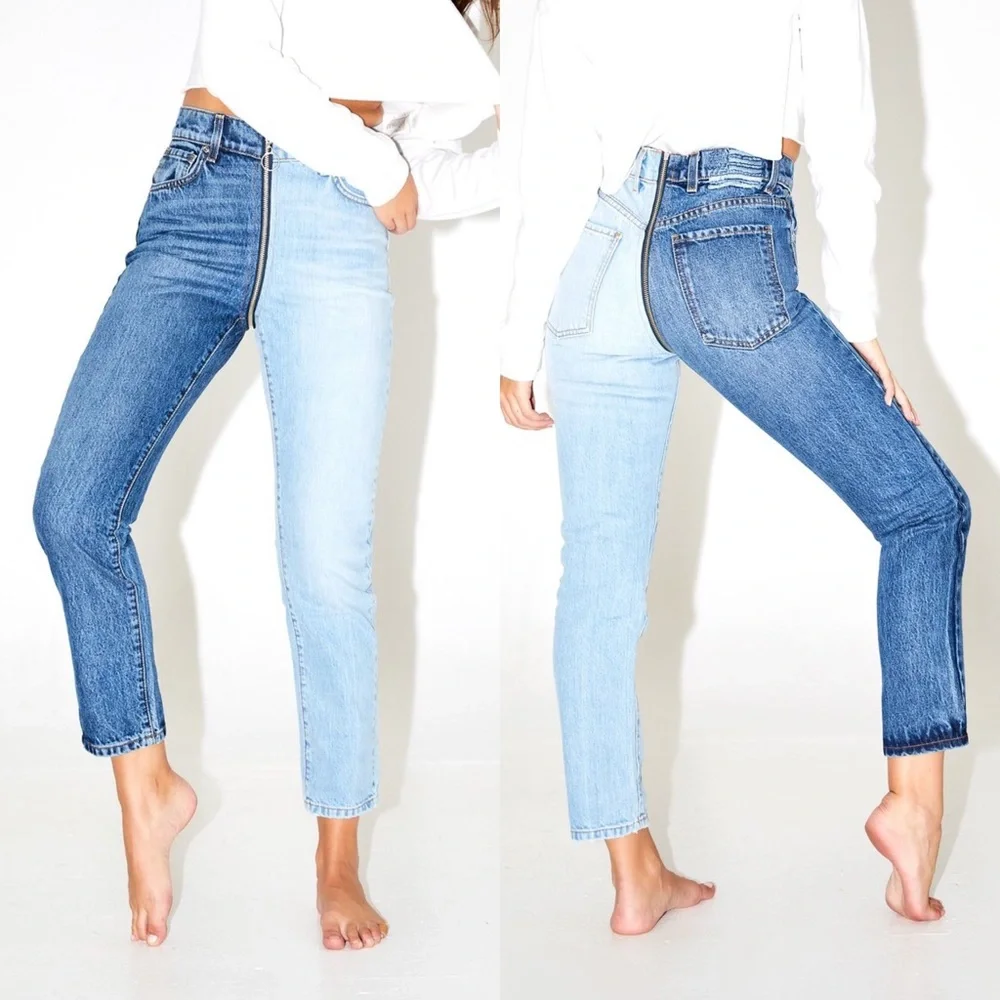 REVICE | Jeans | Revice Yingyang Crop Jean Tokyo Wash High Rise Zip ...